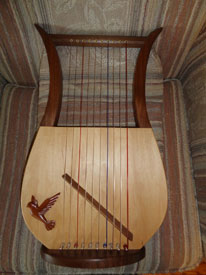 Marini Made Harps - Hand Carvings